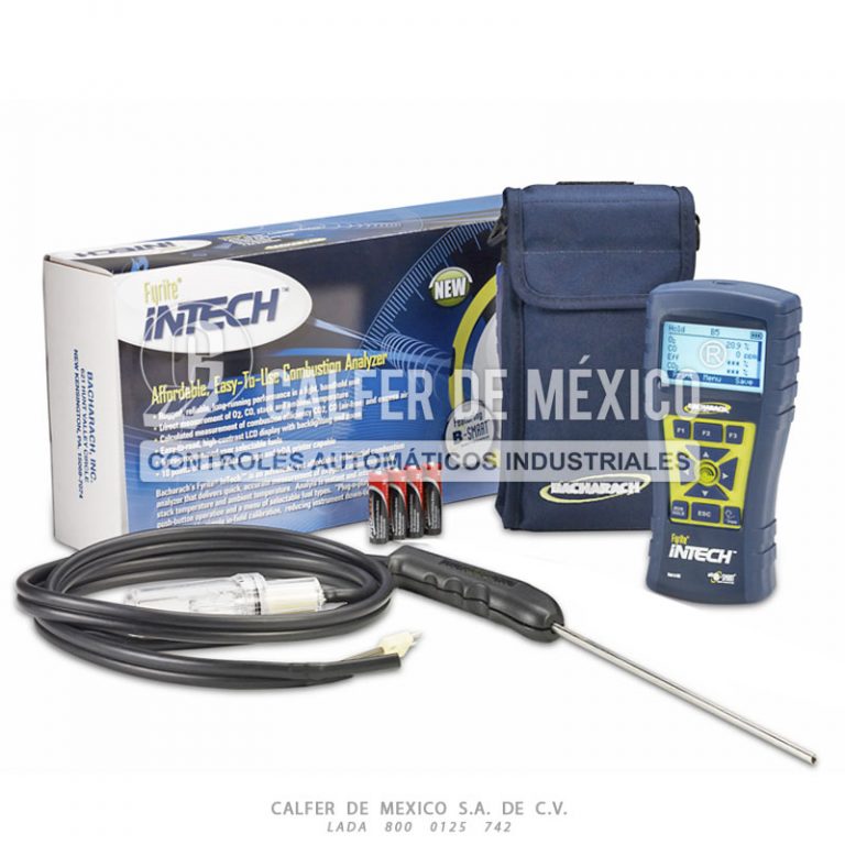 Fyrite InTech ANALIZADOR DE GASES O2, CO BACHARACH – CALFER DE MÉXICO