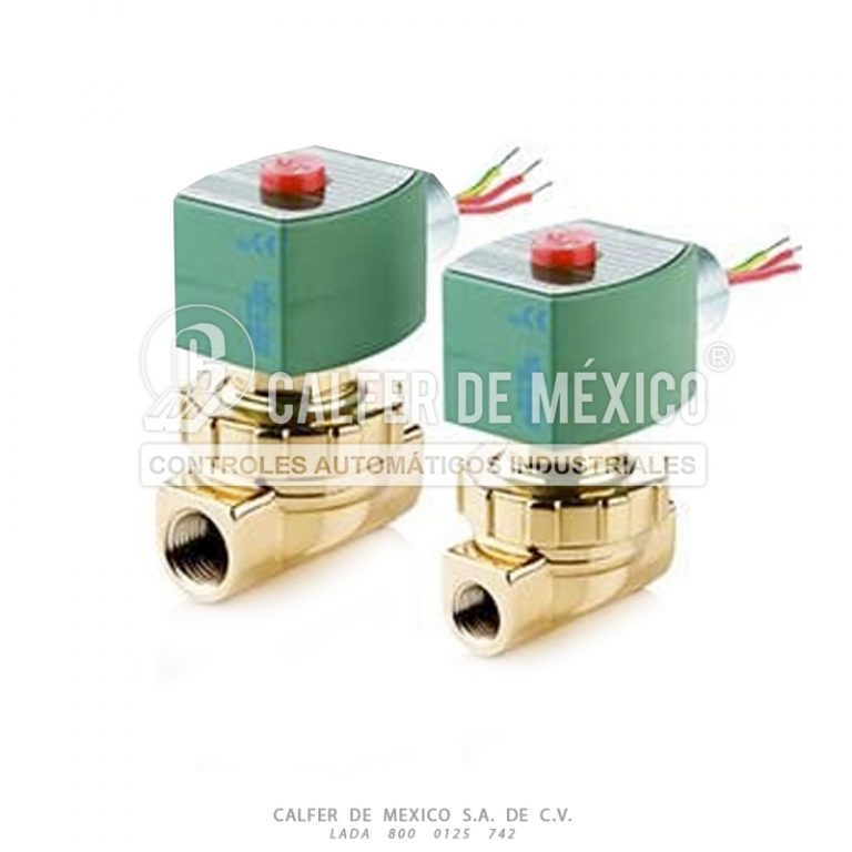 VÁLVULA SOLENOIDE ASCO 8220G406 AGUA CALIENTE / VAPOR – CALFER DE MÉXICO
