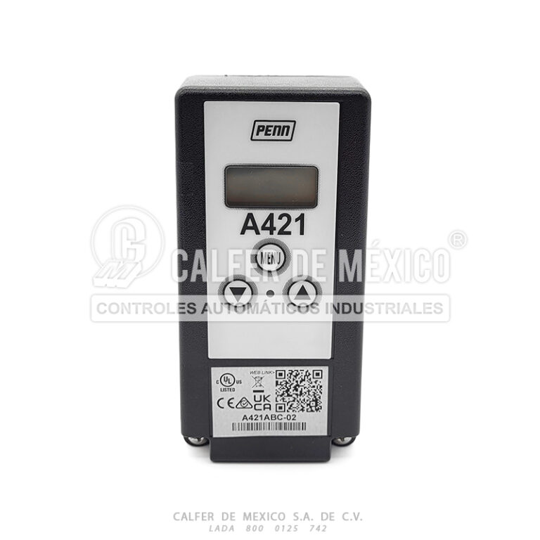 CONTROL DE TEMPERATURA, A421ABC-02C – CALFER DE MÉXICO