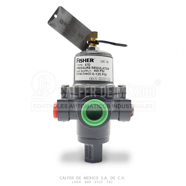 REGULADOR FISHER 67D-202 – CALFER DE MÉXICO